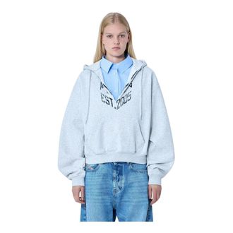 Alexander Wang Shirt Dickie Layered Hoodie - - Sweatshirts & Hoodies - Damen - Grau - M