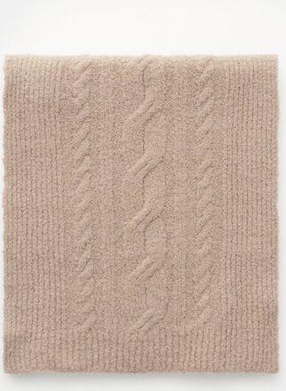 04651/ Herren - Schal Chunky Scarf beige