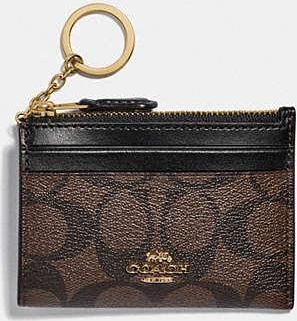 Coach Schmales Mini-Ausweisetui Aus Charakteristischem Canvas