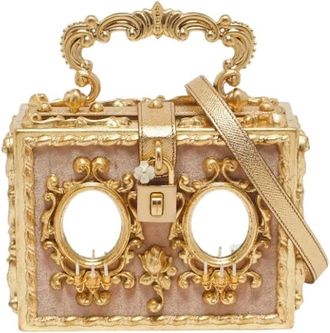 Dolce & Gabbana Regine Top Handle doccasion - Femme - Pre-owned - Jaune - Taille: ONE Size