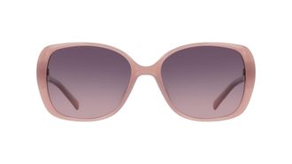 Nautica Womens Sunglasses N909SP - Milky Mauve with Smoke/Rose Gradient Lens