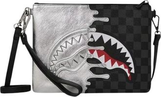 Sprayground Sprayground, Femme, Sacs, Gris, Taille: ONE Size Side Drip Crossover U Clutch