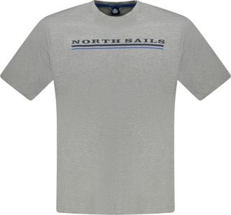 North Sails Homme, Tops, Gris, Taille: S Short Sleeve T-Shirt