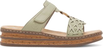 Rieker Pantoletten Rieker 629K9-52 Gr&uuml;n