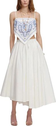 Self Portrait Femme, Tops, Blanc, Taille: 36 FR D&eacute;bardeur