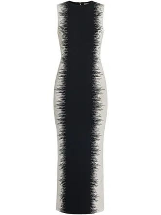 Hérve Léger robe longue Ruby - Noir