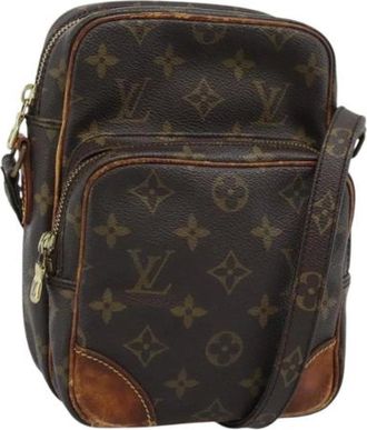Louis Vuitton Sac bandouli&egrave;re Louis Vuitton doccasion Amazon - Femme - Pre-owned - Brun - Taille: ONE Size