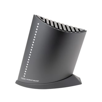 Global GKB-52/CB Messerblock oval, S-Size, schwarz f&uuml;r 9 Messer