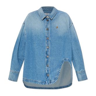 The Attico Damen, Blusen & Hemden, Blau, 3XSGröße