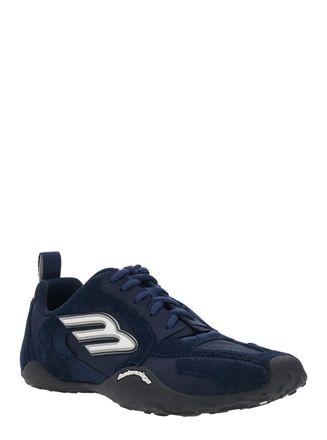 Balenciaga Mens Sneakers Monday Ultra Blue Polyester Trainers