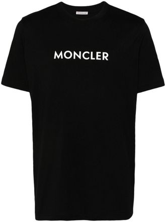 Moncler t-shirt &agrave; logo imprim&eacute; - Noir