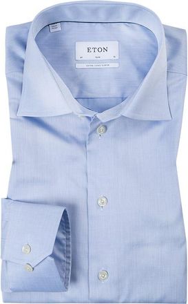 Eton Herren Hemd blau Slim Fit