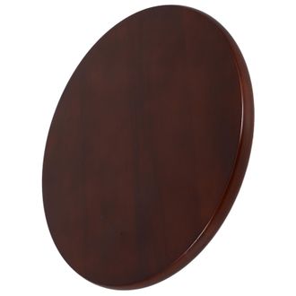 PartyKindom Ergonomischer Runder Holz hockerersatzsitz Rotbraun Stabile Komfortable Sitzfläche für Barhocker Esszimmer Cafeteria Klassisch Modernes Design Vielsei