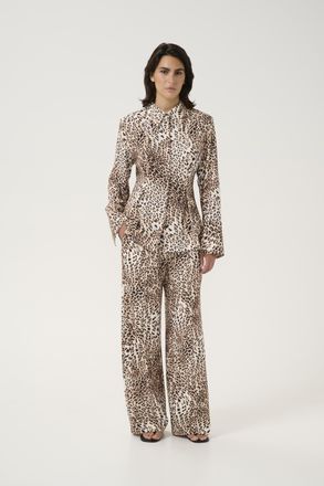 Gestuz Langarm-Hemd Regular fit leopard