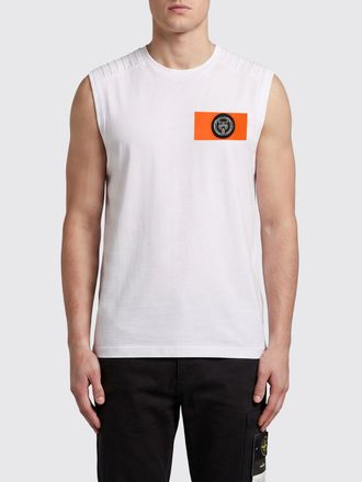 Plein Sport D&eacute;bardeur slim fit en coton avec finitions et logo contrastants
