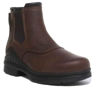 Ariat Womens Barnyard Twin Gore II Boot - Antique Brown Footwear UK Size - UK 6