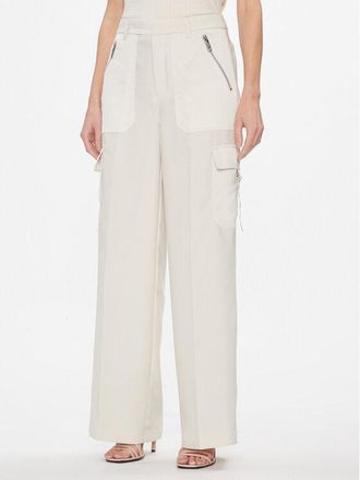 DKNY Stoffhose P3JKNV51 Khakifarben Straight Leg
