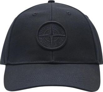 Stone Island Baseball Cap - - Accessories - Herren - Blau - ONE SIZE