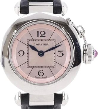 Cartier Pre-owned Miss Pasha Stainless Steel Quartz - Femme - Pre-owned - Rose - Taille: ONE Size