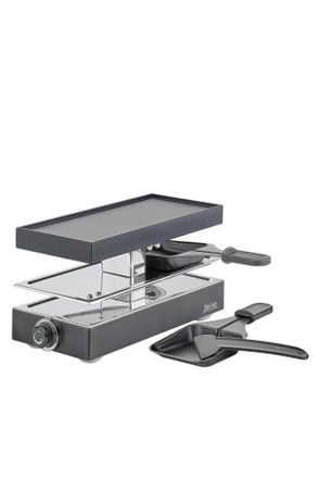 Spring Raclette-Grill Raclette2 Classic, Schwarz, Metall, 11x12.5x26 cm, Temperaturregler, K&uuml;chenger&auml;te, Tischgrills & Fondues, Raclette-Grills