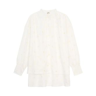 Ines De La Fressange Damen, Blusen & Hemden, Wei&szlig;, MGr&ouml;&szlig;e