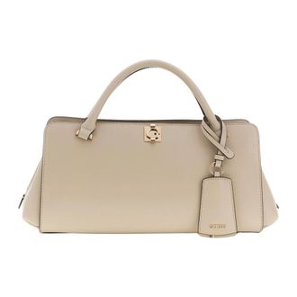 Guess Femme, Sacs, Beige, Taille: ONE Size Audrey Small Girlfriend Satchel