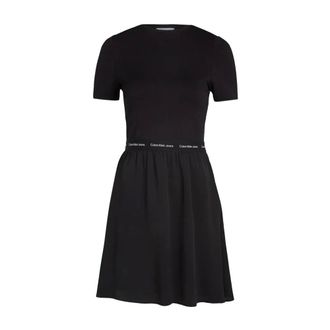Calvin Klein Jeans Femme, Robes, Noir, Taille: 36 FR Robes Noires Collection