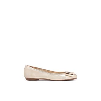 Kazar Goldene Ballerinas mit runder Nase - - Shoes - Damen - Gelb - 39 EU