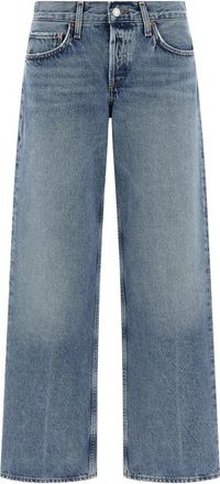 A Gold E Femme, Jeans, Bleu, Taille: W29 Jean Large Taille Basse