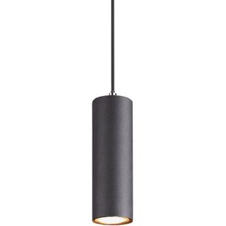 Bigbuy Suspension Led 1 lampe culot GU10 noir - Trio - Marley