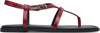 Tommy Hilfiger Sandalen Th Buckle FW0FW09514 Rot