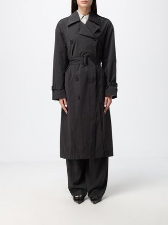 Toteme Doppelreihiger Trenchcoat von aus Baumwollmischung mit G&uuml;rtel