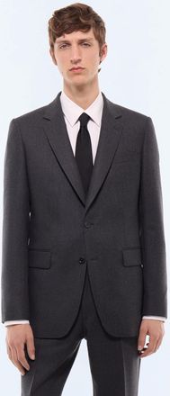 Fursac Veste de costume en flanelle - Taille 44 - Homme