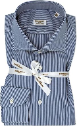 Borriello Homme, Chemises, Bleu, Taille: 4XL Casual Shirt