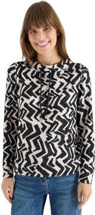 Cecil Chemise à Motif Graphique 3228467 pour Femme, Gris Clair chiné, Taille XXL