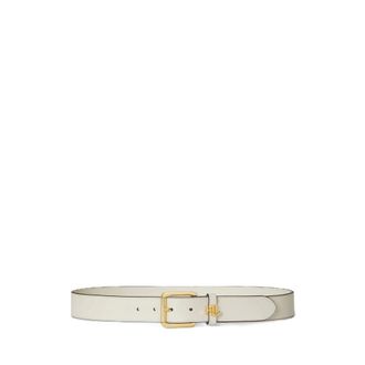 Ralph Lauren Femme, Accessoires, Beige, Taille: M Logo Keeper Belt Medium