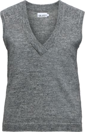Object Objdenisi S/L Re Knit Vest Noos