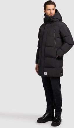 Khujo Steppmantel KHUJO MORSE3, Herren, Gr. XL, obrage grau, 100% Polyester, unifarben, eingesetzt gerader Abschluss mit innenliegendem Gummizug, M&auml;ntel Ste