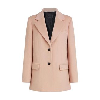 Karl Lagerfeld Kurzer Wollmantel - - Coats - Damen - Rosa - M