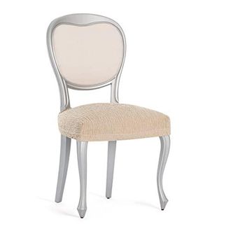 Eysa Housse de Chaise &eacute;lastique Llion, Pack 2 unit&eacute;s, Couleur 00/ &Eacute;cru, Ecru 0, 45