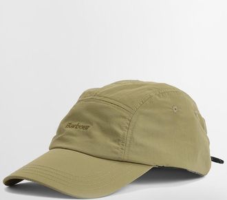 Barbour Wasserabweisende Cap mit gesticktem Label-Schriftzug und Tasche in