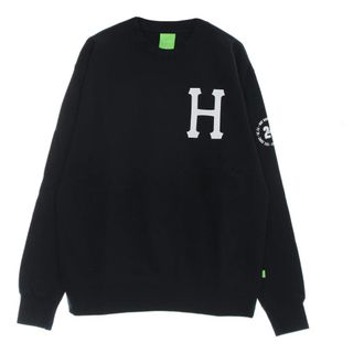 HUF Navy Crewneck Sweatshirt mit Logo-Print - - Sweatshirts & Hoodies - Herren - Blau - XL