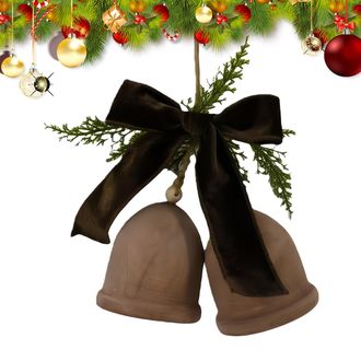 Generic Weihnachtsglocken zur Dekoration | Traditionelle Holzgirlande, Weihnachtsglocken, f&uuml;r Familie, Freunde, Zuhause, Urlaub, Innenbereich, Au&szlig;enbereich, Z