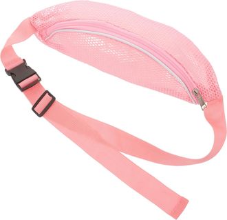 IFUNDOM Verstellbare Netz H&uuml;fttasche f&uuml;r Damen Herren Sportliche Bauchtasche mit Rei&szlig;verschluss Leichte Strandtasche f&uuml;r Outdoor Sport Reisen und Alltag