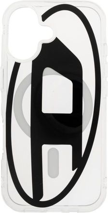 Diesel unisex, Accessoires, Blanc, Taille: ONE Size Coque Métallique Ovale D avec MagSafe