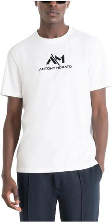 Antony Morato Homme, Tops, Blanc, Taille: L T-Chemises