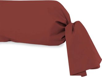 Soleil d'Ocre Pfulmenanzug aus Cotn 57 Fäden 45x205 cm UNI Ziegelrot