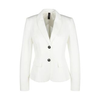 Marc Cain Leichter Blazer aus Feinjersey - - Jackets - Damen - Wei&szlig; - 2XL