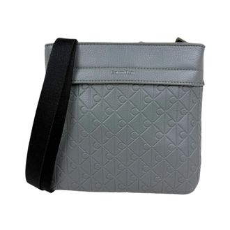 Calvin Klein Homme, Sacs, Gris, Taille: ONE Size Emblem Emboss Flatpach
