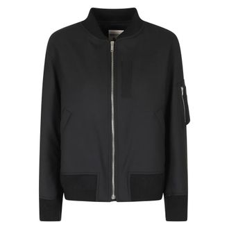 Semicouture Femme, Vestes, Noir, Taille: 36 FR Ariella Bomber Jacket